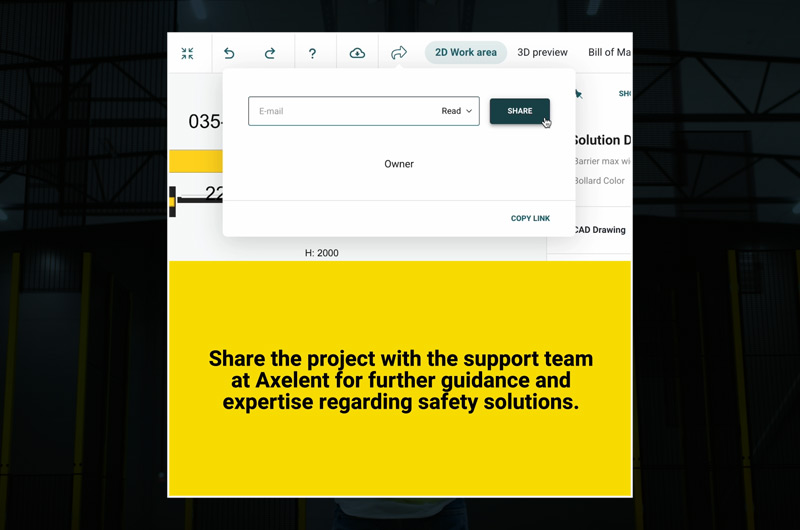 Axelent's Safety Design tool introduces a sharing function