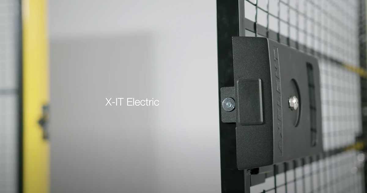 Axelent electric cylinder lock EN 12209:2016